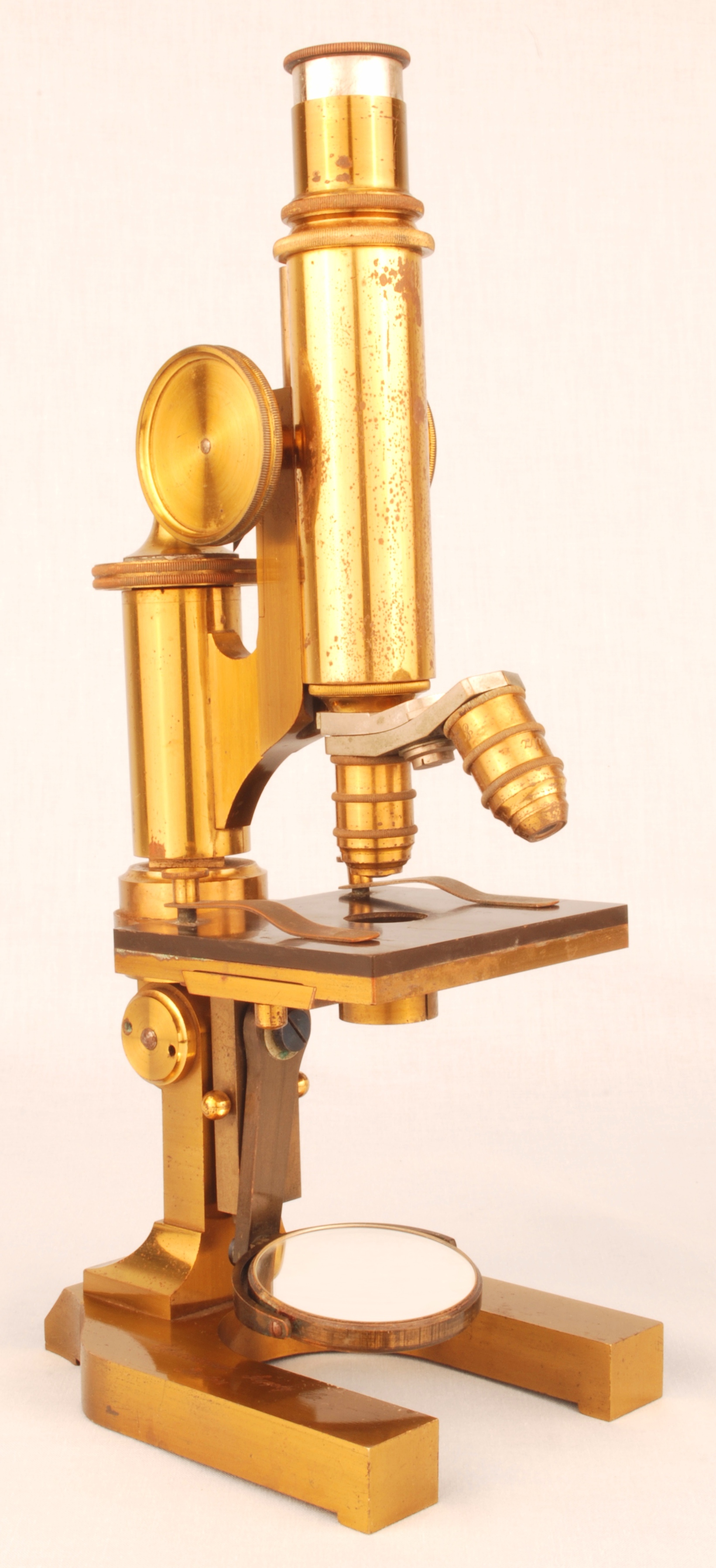 Leitz Brass Microscope